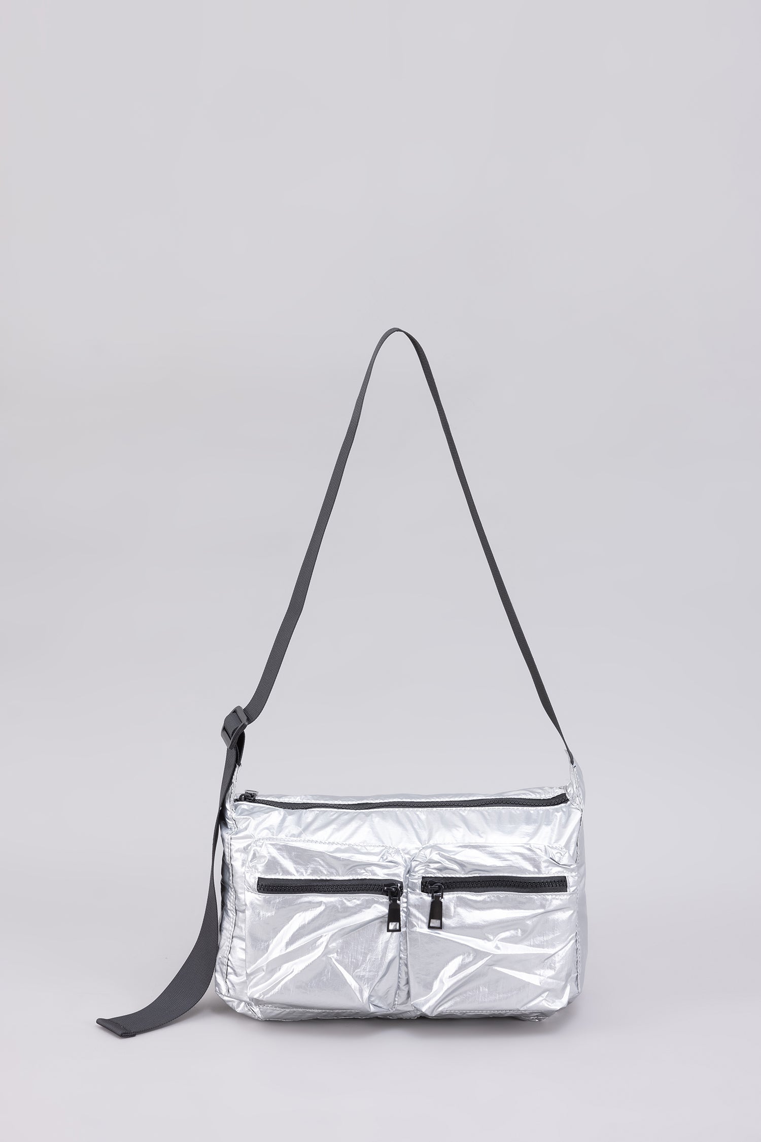 Messenger Sling Bag - Silver – The Restyle Trait Malaysia