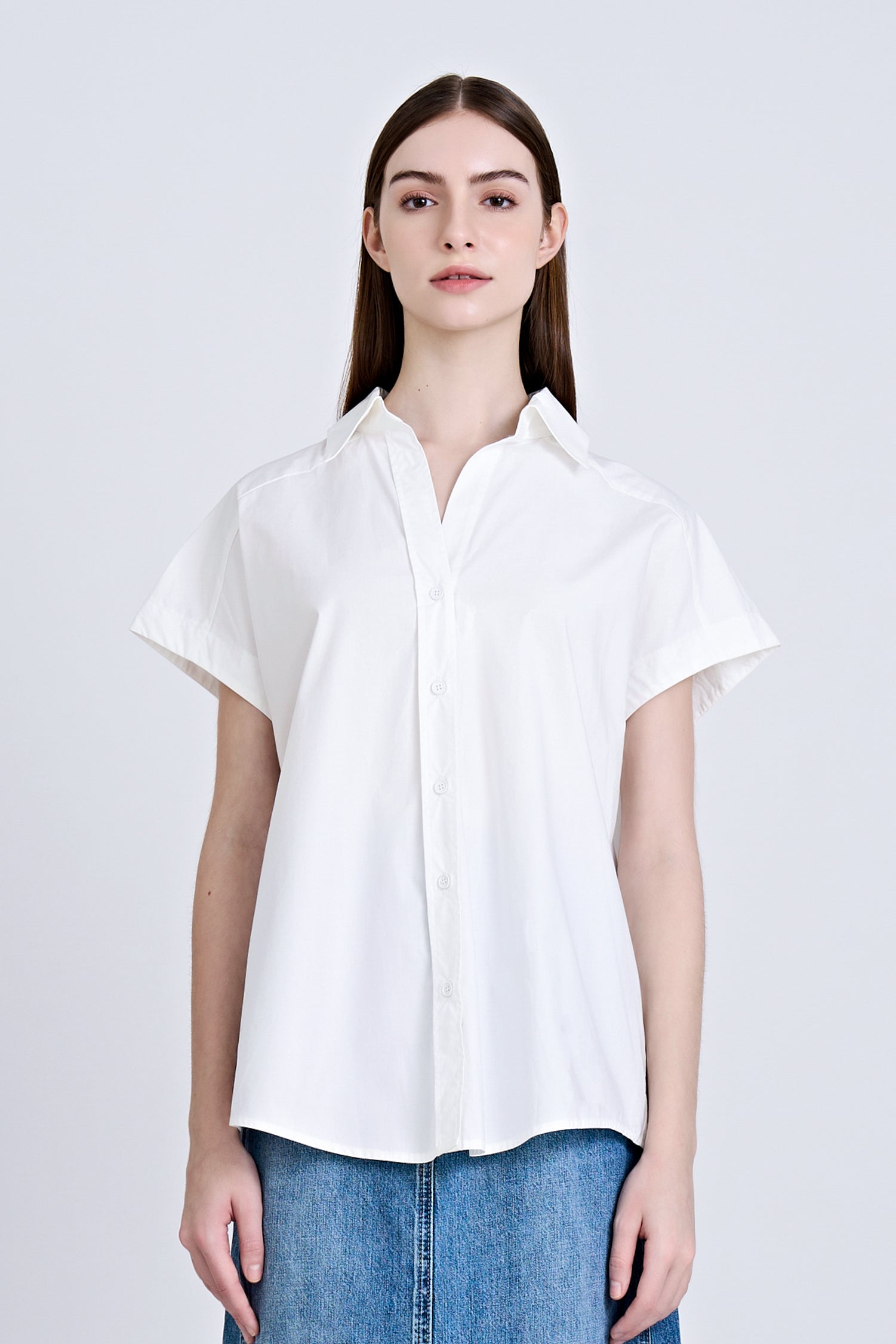 Cap Sleeve Blouse - Cream – TRT Concept Malaysia
