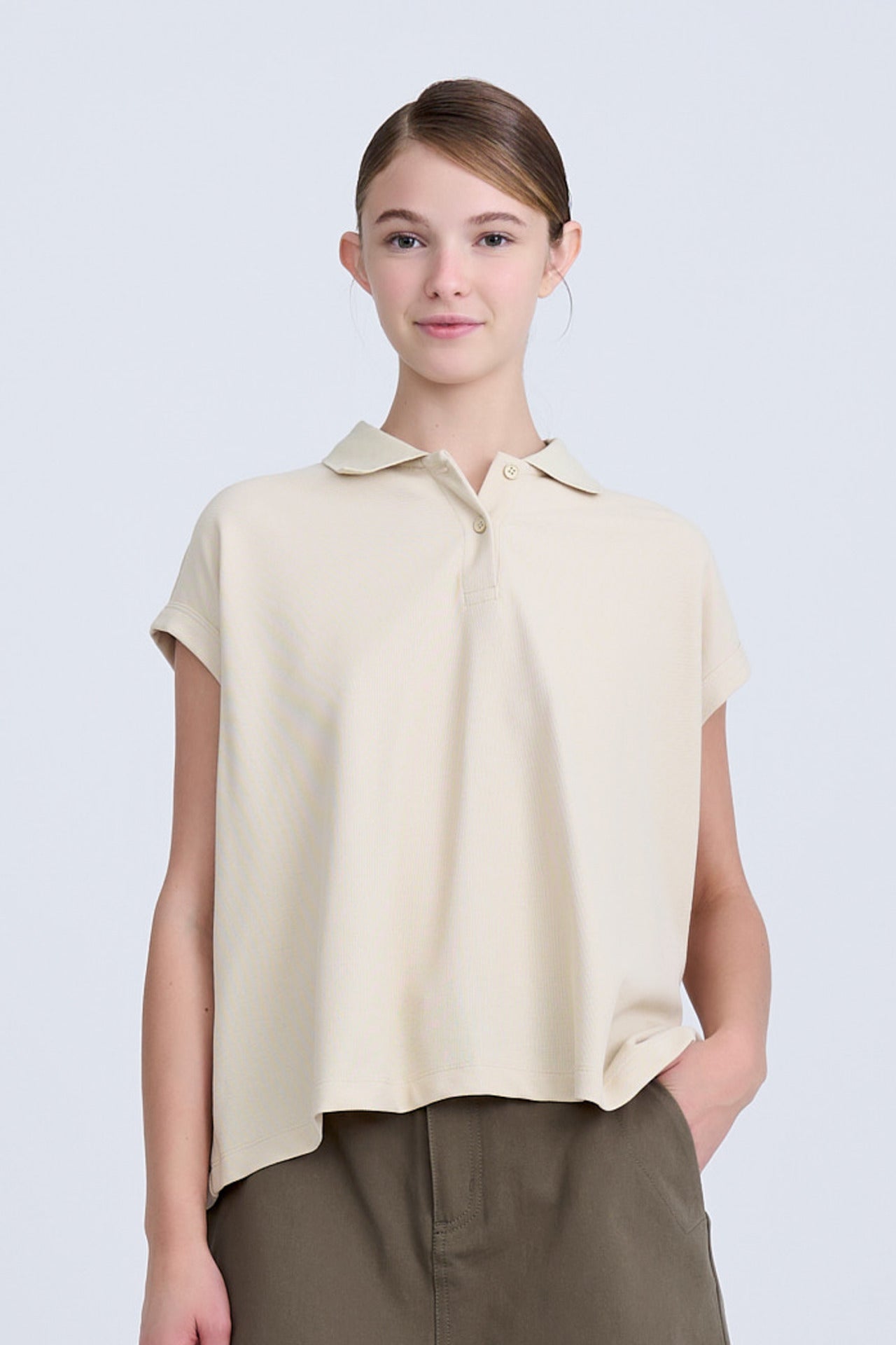Cap Sleeve Polo Tee – The Restyle Trait Malaysia